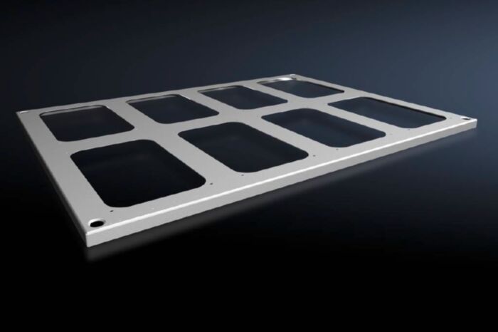 VX9681.586 Rittal Roof plate, Wdepth 800x600 mm, for cable entry glands