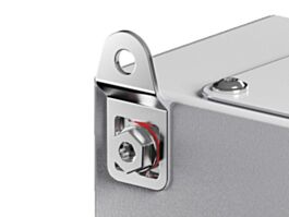 SZ Wall mounting bracket for AX and KX, sheet steel