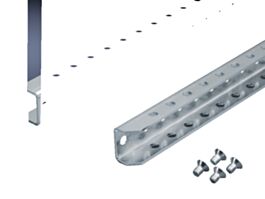 TS8612.760 Rittal Punched rail 25 x 38mm for WD: 600mm