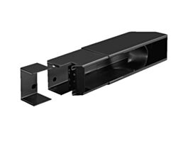 SK3301.392 Rittal Air duct For side air flow H: 2 U depth-variable 275 ...