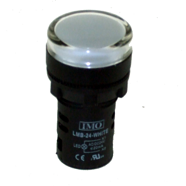 LMB-24-WHITE IMO LED PILOT LIGHT 24AC/DC WHITE IP65