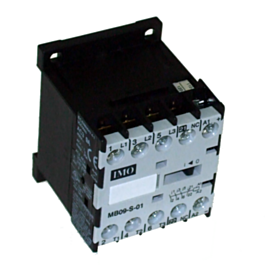 IMO MB09-S-01230 mini contactor 3 pole n/o 4kw 9a ac3, 1 n/c aux, 230vac