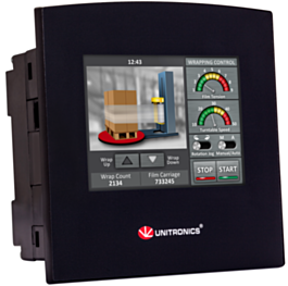 SM35-J-R20 Unitronics Samba 3.5" colour touchscreen HMI and PLC with ...