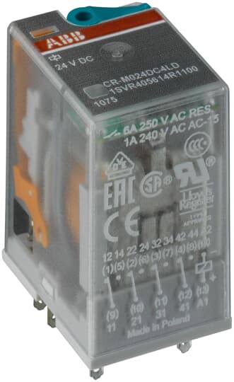 ABB CR-M110DC2L Pluggable Relay 2C/O 110VDC